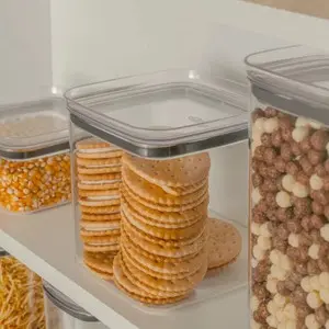 OU Airtight Stackable Food Storage Container With Leak Proof Lid