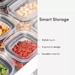 OU Airtight Stackable Food Storage Container With Leak Proof Lid