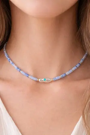 ERIN MCDERMOTT JEWELRY Lagoon Pearl Necklace