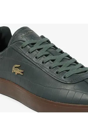 Lacoste Baseshot Croc Debossed Low Top Sneaker