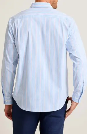 Tommy Bahama Sarasota Stretch Centera Stripe Button-up Shirt