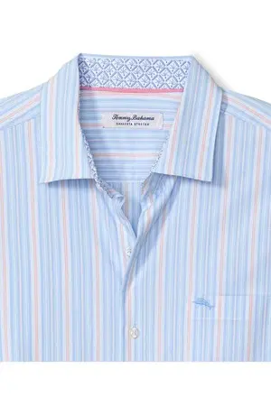 Tommy Bahama Sarasota Stretch Centera Stripe Button-up Shirt