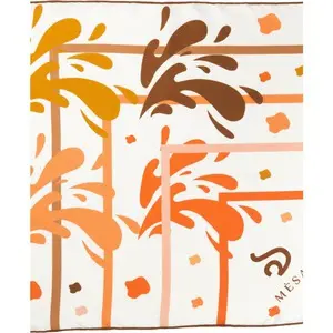 MÈSAN Organic Square Mulberry Silk Scarf - Multi