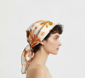 MÈSAN Mesan Organic Square Mulberry Silk Scarf