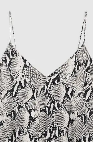 ANINE BING Ellen Top Animal Print Camisole - Python Print
