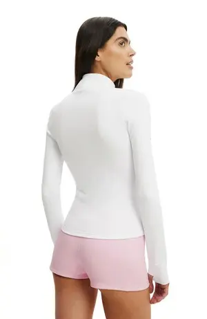 Cotton:on Active Ultra Soft Zip Through Jacket - White