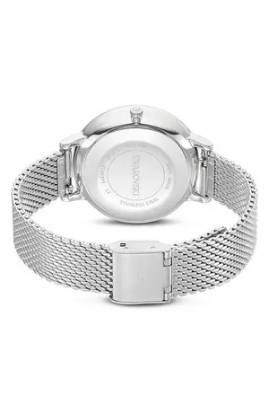 SWAROVSKI Clarica Mesh Strap Watch - Silver