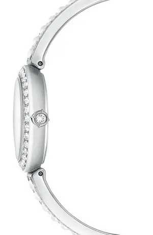 SWAROVSKI Matrix Faux Pearl Bracelet Watch - Silver