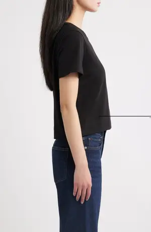 FRAME The Boxy Crop T-shirt