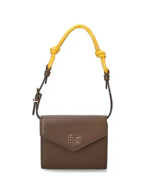 Miu Miu Shoulder Wallet - Taupe