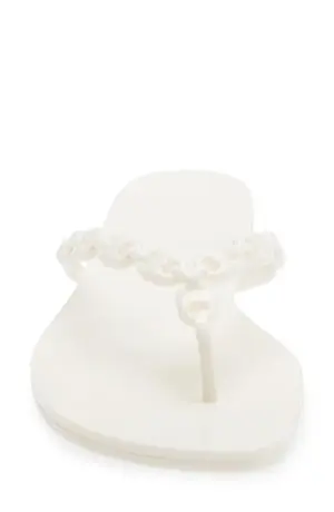 Tory Burch Gemini Link Jelly Flip Flop - White