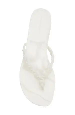 Tory Burch Gemini Link Jelly Flip Flop - White
