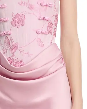 SAU LEE Frances Gown - Pink
