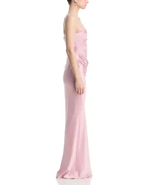 SAU LEE Frances Gown - Pink