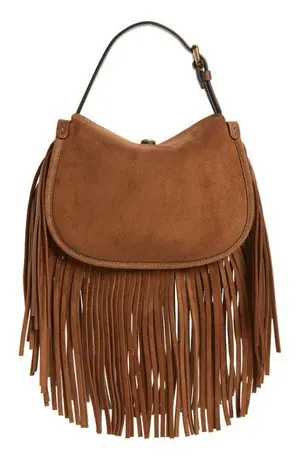 Etro Small Fringe Bag - Biscotto