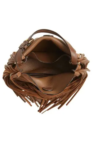 Etro Small Fringe Bag - Biscotto