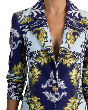 Alice + Olivia Hope Fitted Blazer - Antique Scroll