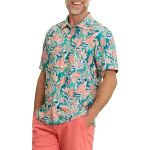 Tommy Bahama Bahama Coast Wild Vines Islandzone® Short Sleeve Button-up Shirt
