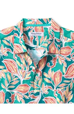 Tommy Bahama Bahama Coast Wild Vines Islandzone® Short Sleeve Button-up Shirt