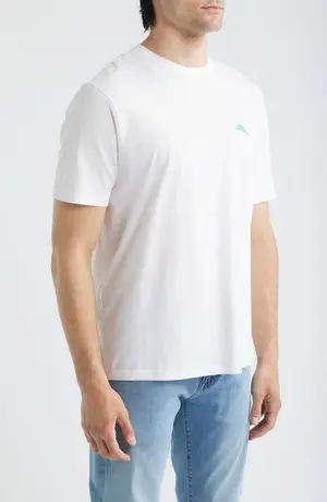 Tommy Bahama Down The Ray Cotton Graphic T-shirt