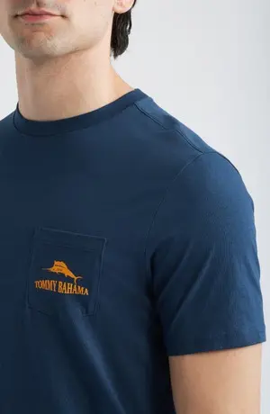 Tommy Bahama Plays Well With Otters Pocket Graphic T-shirt