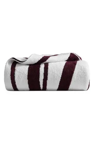 SUNDAY CITIZEN Cloud Silque Woodland Blanket - White/fig