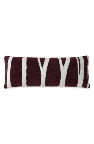 SUNDAY CITIZEN Cloud Silque Woodland Lumbar Pillow - White/fig