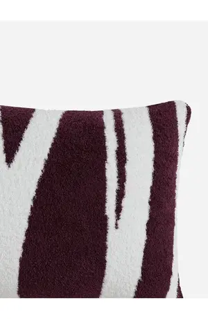 SUNDAY CITIZEN Cloud Silque Woodland Lumbar Pillow - White/fig