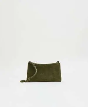 MANSUR GAVRIEL Mini Gaia Crossbody Bag - Algae Suede