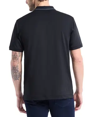 Robert Graham Monkey Business Short Sleeve Knit Polo Shirt