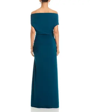 Aqua Ruched Dress - Mallard