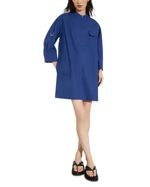 Max & Co. Mcofinezza Poplin Dress - Navy