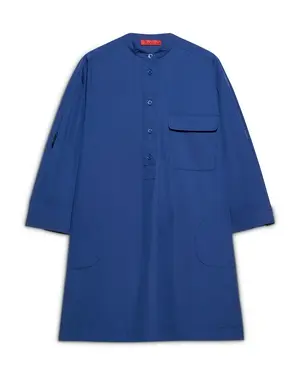 Max & Co. Mcofinezza Poplin Dress - Navy