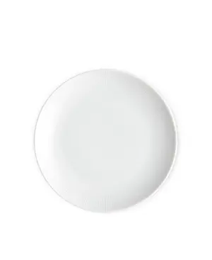 PILLIVUYT Eventail 8.25 Coupe Plate, Set Of 4 - White