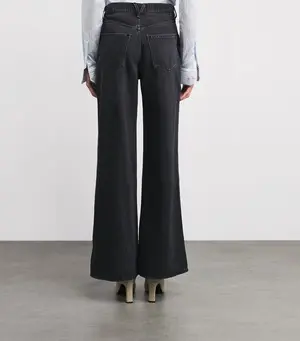 Veronica Beard Kasey Wide-leg Jeans