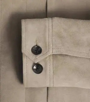 Rag & Bone Suede Panelled Jacket - Beige