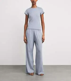 LESET Cotton Nando Slim T-shirt - Blue