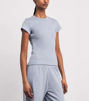 LESET Cotton Nando Slim T-shirt - Blue