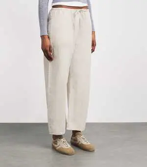 LESET Cotton Kyoto Wide-leg Trousers