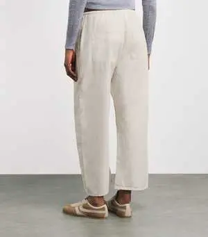 LESET Cotton Kyoto Wide-leg Trousers