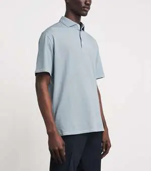 Kjus Pima Cotton Printed Hollow Polo Shirt
