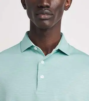 Kjus Stripe Soren Golf Polo Shirt