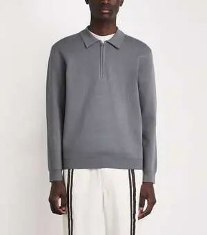 Rag & Bone Cotton Quarter-zip Polo Shirt