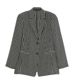 Marina Rinaldi Silk Single-breasted Blazer