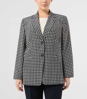 Marina Rinaldi Silk Single-breasted Blazer