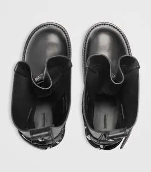 Balenciaga Calfskin Venom Biker Boots