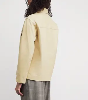 Rag & Bone Sid Leather Jacket - Beige