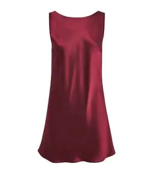 Kiki De Montparnasse Silk Mini Dress - Red