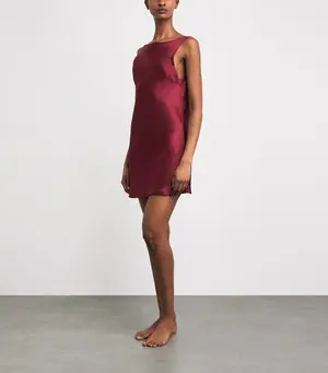 Kiki De Montparnasse Silk Mini Dress - Red