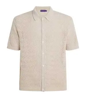 Ralph Lauren Purple Label Short Sleeve Knitwear For Men